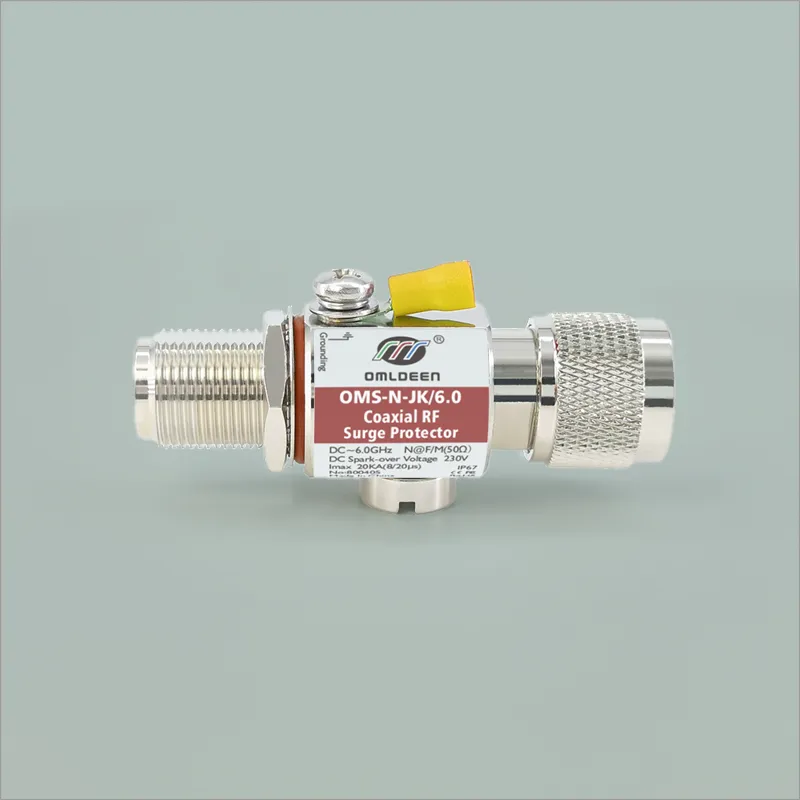 OMS-N-JK/6.0,20KA,DC-6GHz,DC Pass,同轴天馈电涌保护器（天馈防雷器、基站天线避雷器） - omrdon ...
